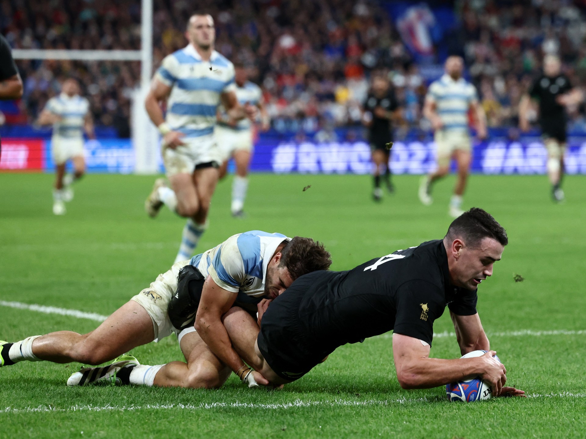 New Zealand crush Argentina to reach record fifth Rugby World Cup final ...